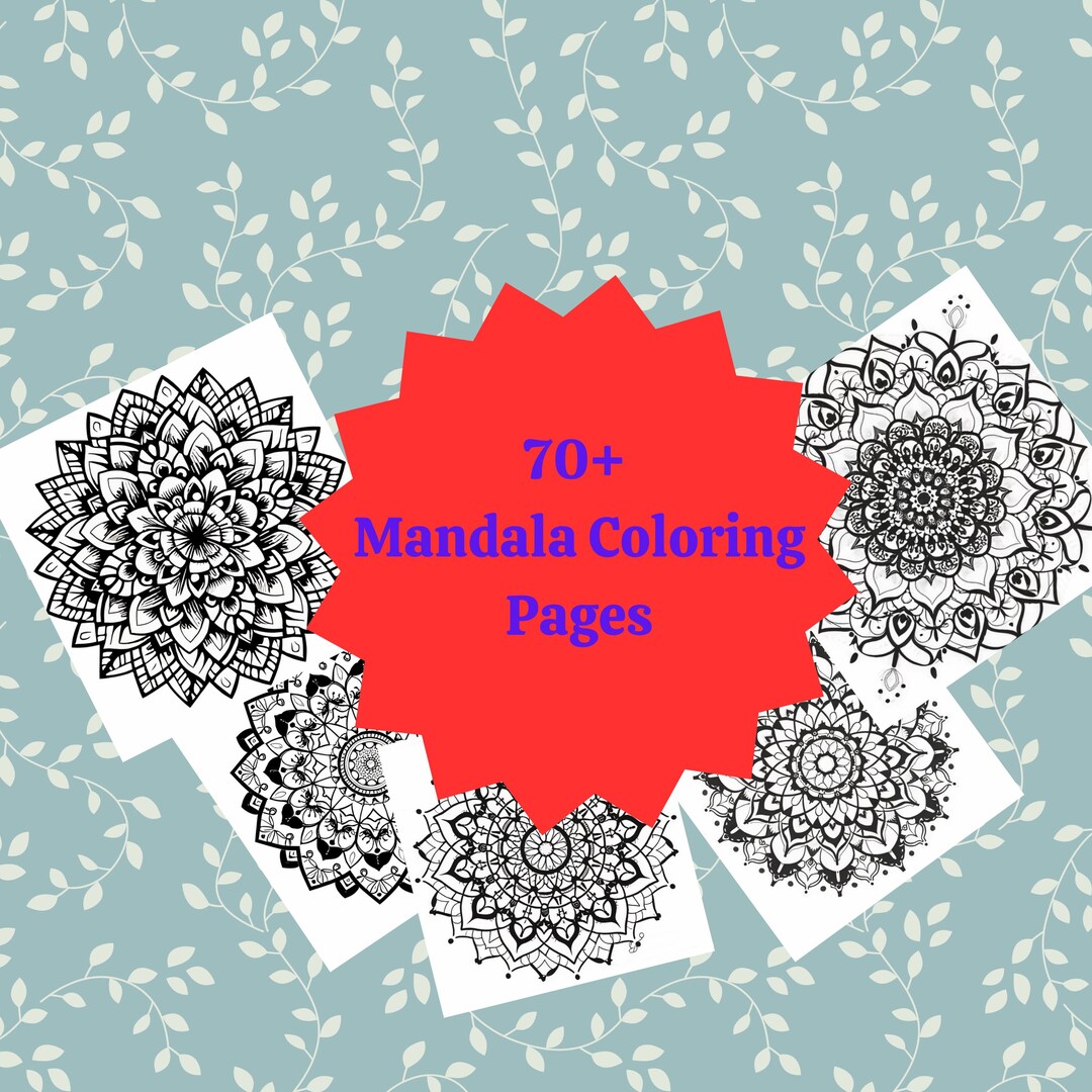 70 + Mandala Coloring Pages Girls Coloring Book Pages, Flash Cards ...