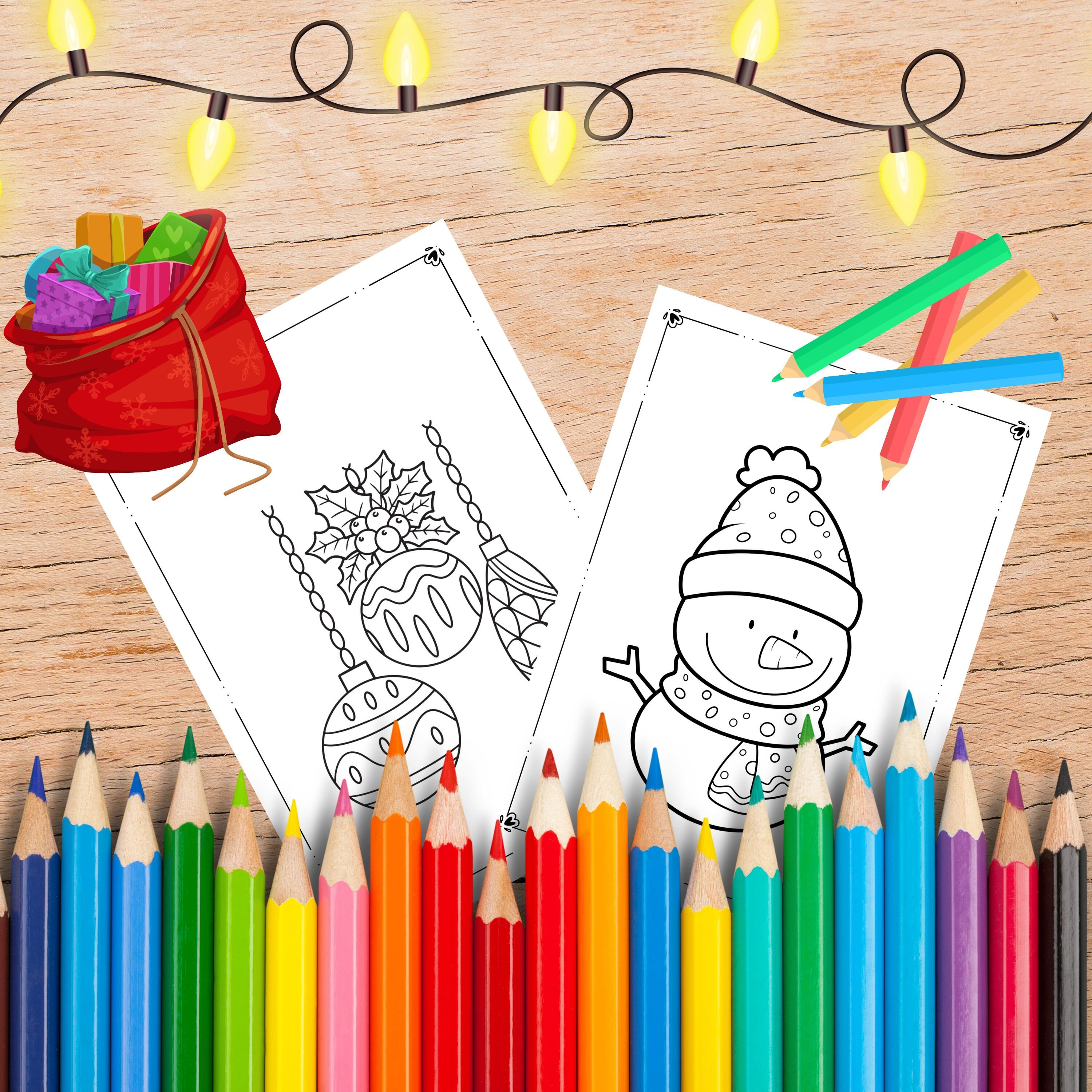 12 Christmas Coloring Pages for Kids, Christian Coloring Page for Kids ...