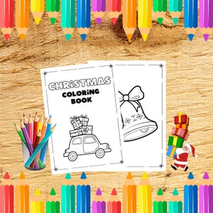 8 Pages of Christmas Coloring Pages for Kids, Christian Coloring Page ...