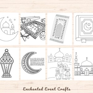 Ramadan Colouring Pages | Children Activity Coloring Book | Islamic ...