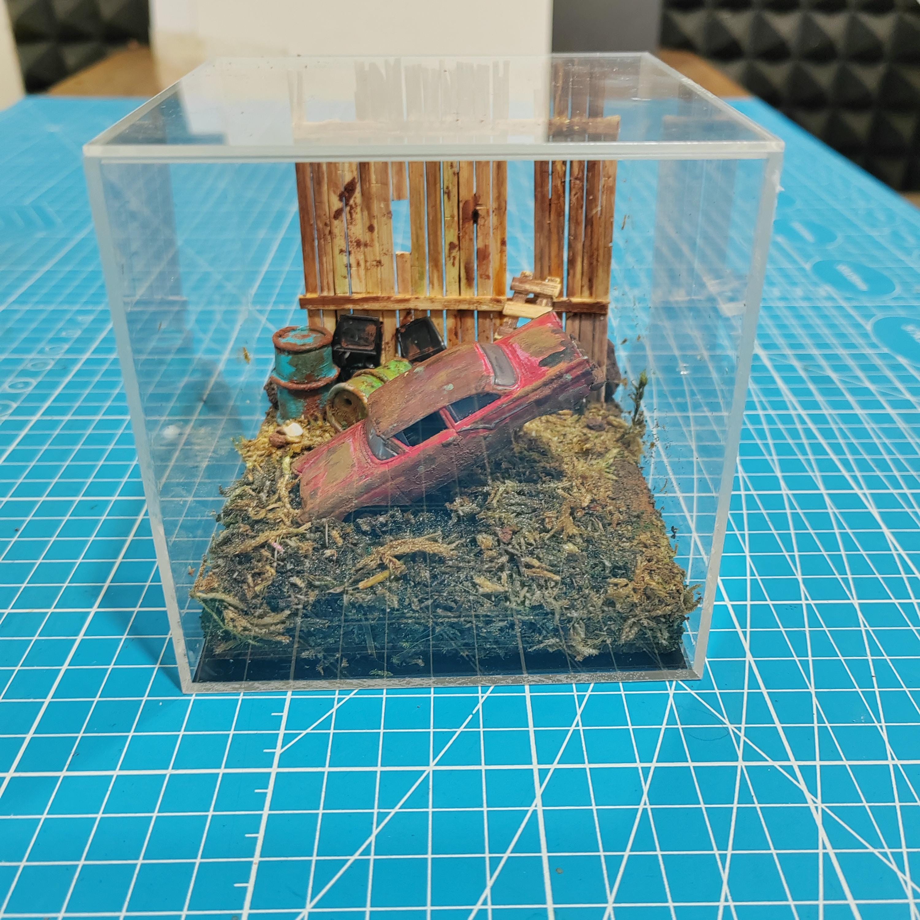 Diorama Car,diorama Cube,car Diorama - Etsy