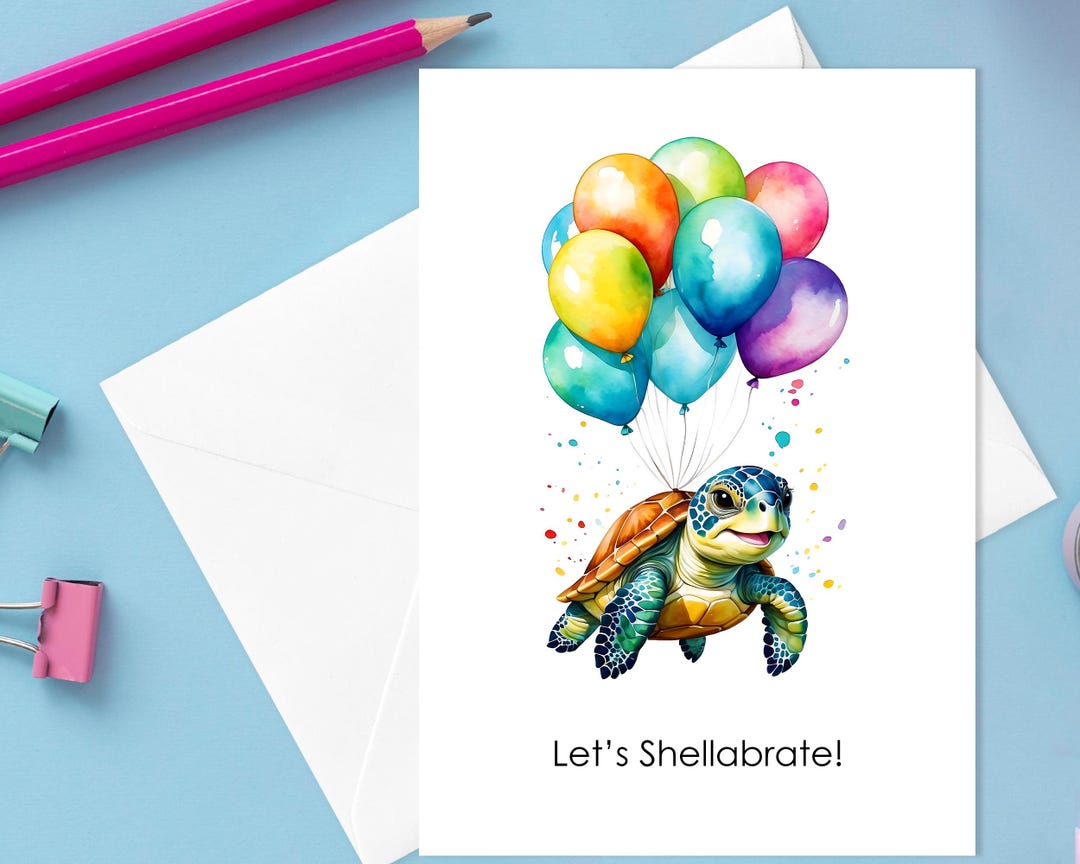 Let's Shellabrate Funny Birthday Card for Girl Boy Men Women Daughter ...