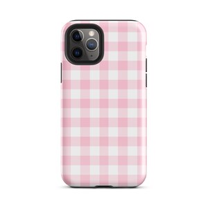 Pink Gingham Phone Case Preppy for iPhone 15 Plus 14 Pro Max - Etsy