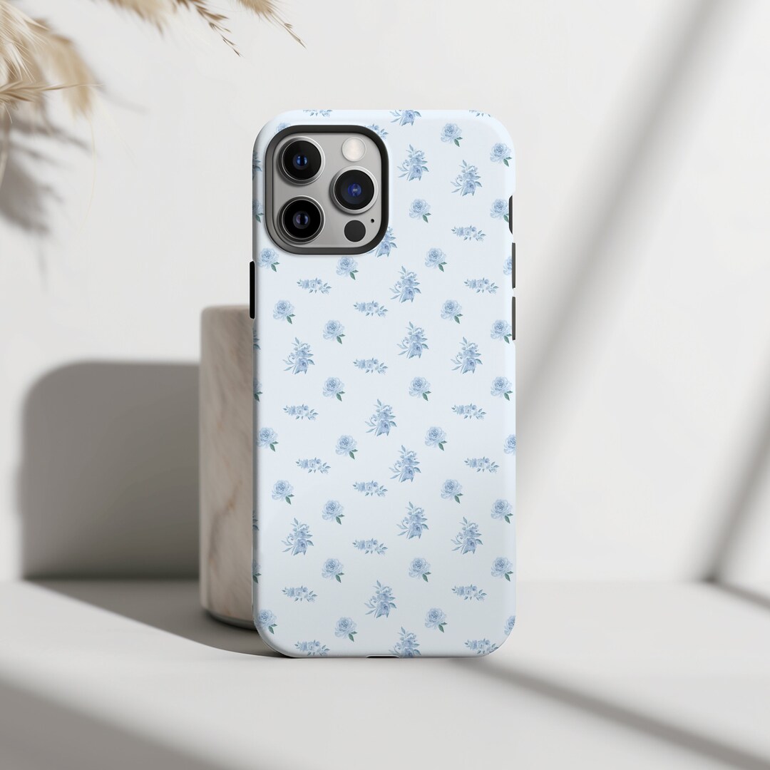 Blue Roses Coquette Magsafe Phone Case Vintage Retro Cute Protective ...