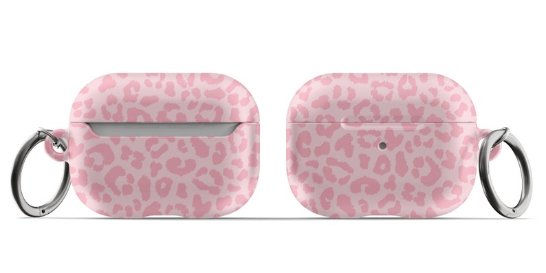 Preppy Pink Leopard Airpods Case Cheetah for Airpods 1st 2nd Generation ...
