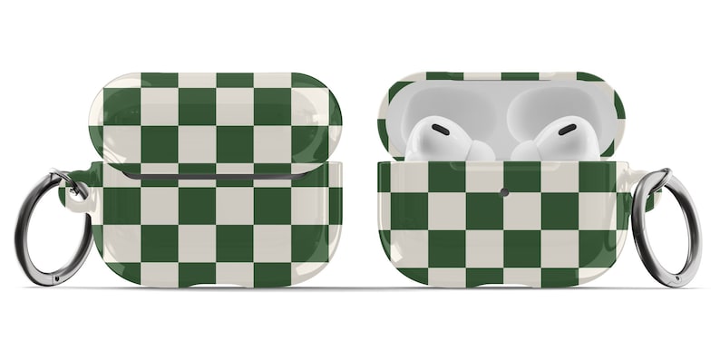 Green Checkered Airpods Case for Airpods 1st 2nd Generation, Airpods ...