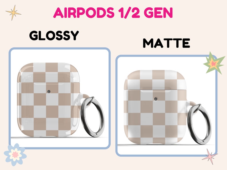 Checkered Protective Airpods Cases for Airpods 1st 2nd Generation ...