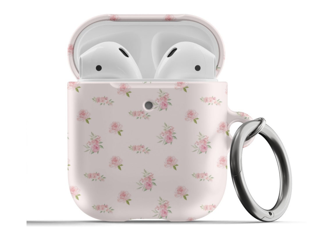 Coquette Pink Vintage Roses Airpods Case for Airpods 1st 2nd Generation ...
