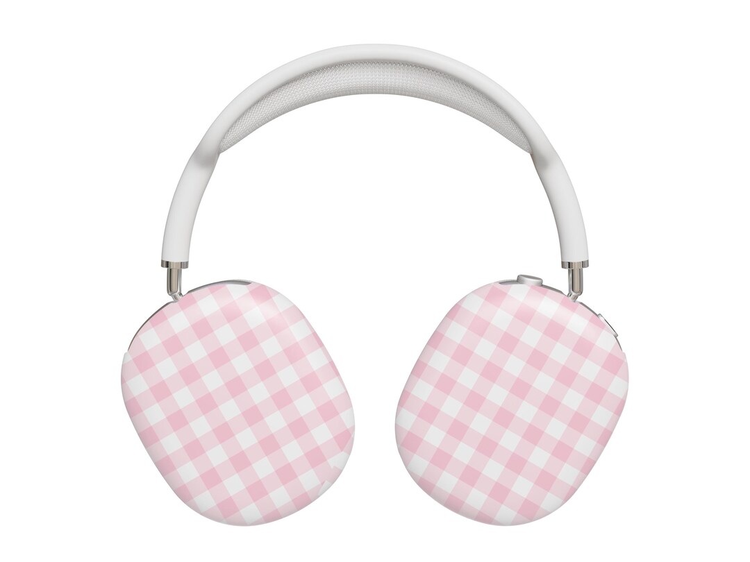 Pink Gingham Airpods Max Case Headphone Hard Plastic Covers Cute Preppy ...