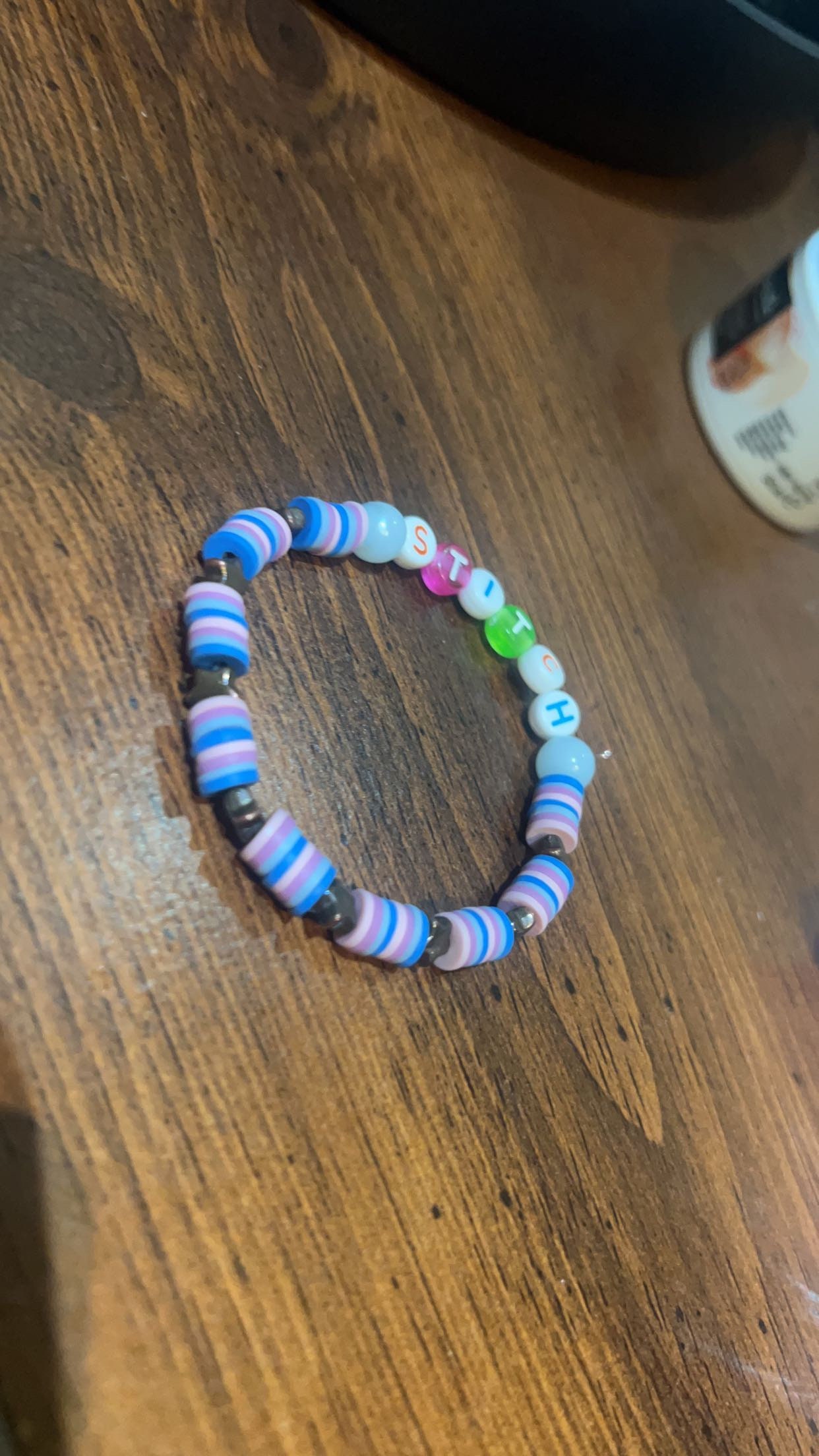 Stitch Clay Bead Braclet - Etsy