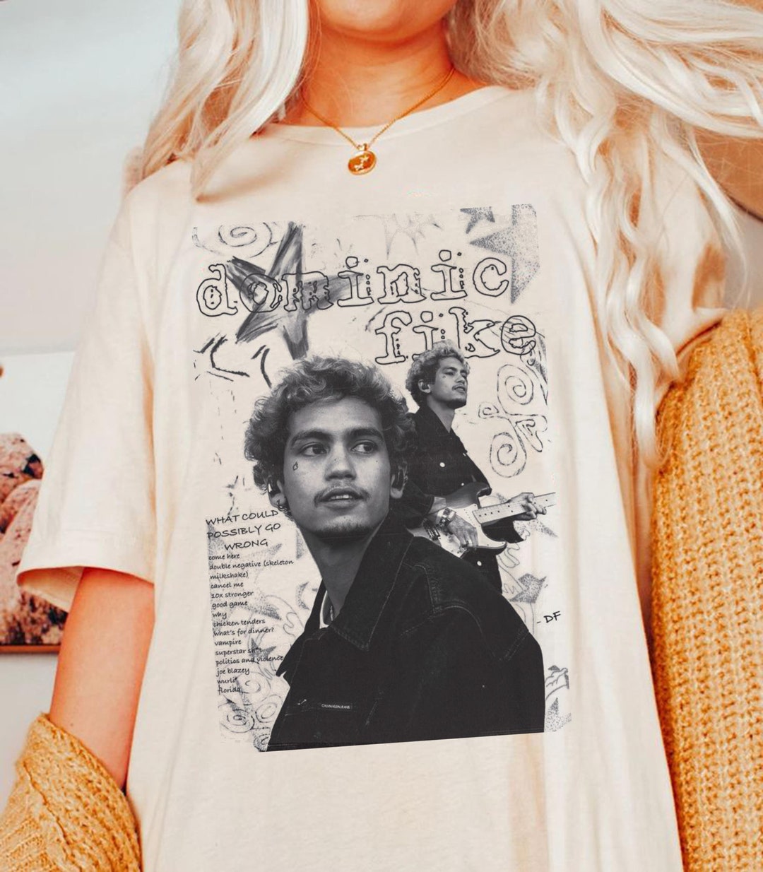 Dominic Fike Music Shirt Sunburn Album Vintage 90s Y2K - Etsy