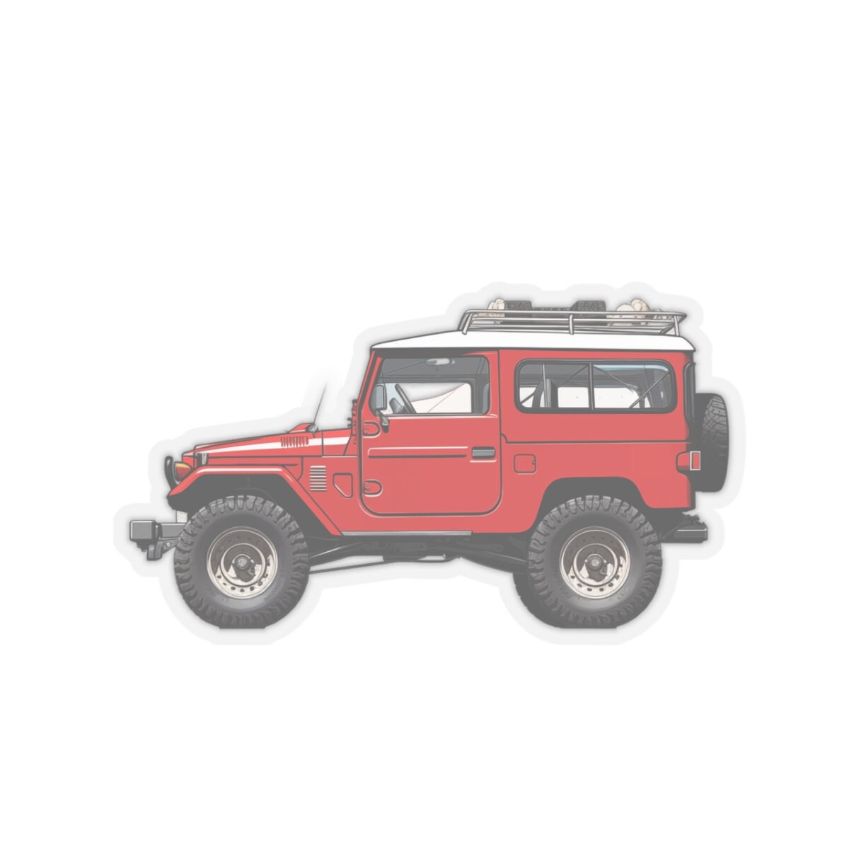 Land Cruiser FJ 40 Sticker, FJ40 Gifts, Toyota, Gifts for Him, Gifts ...