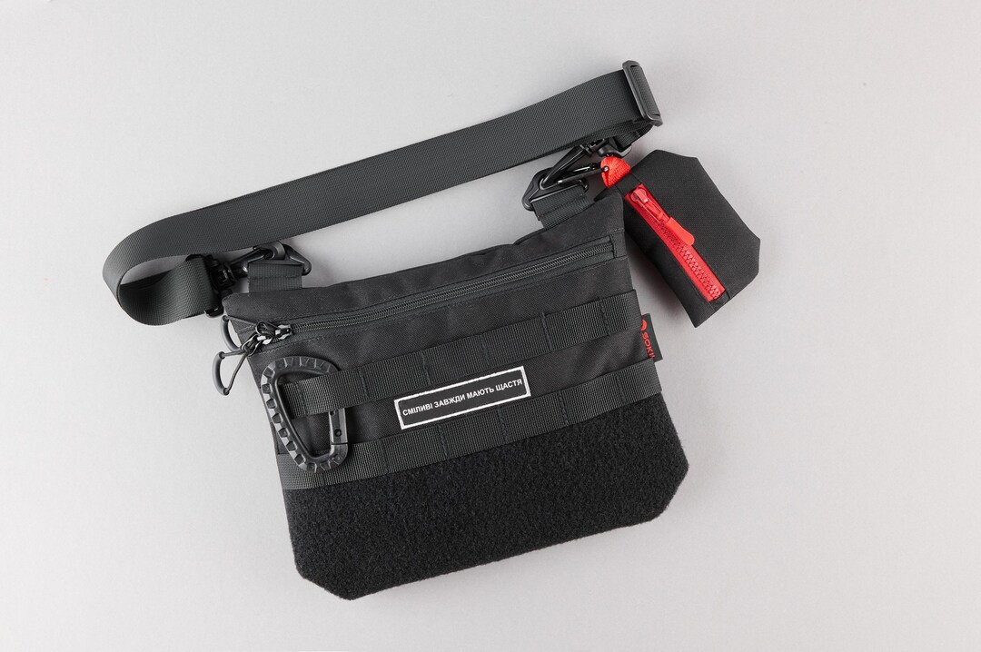 EDC Crossbody Bag sokil Black Shoulder Bag Everyday Carry Travel Bag ...