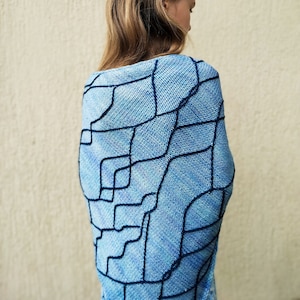 Marble Shawl - PDF Knitting Pattern - Etsy