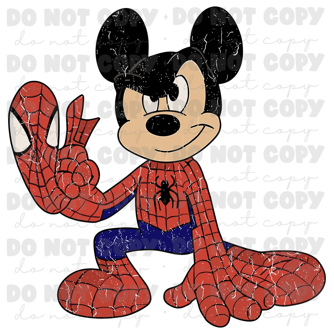Spider Mickey PNG Design File, Spider Png, Mickey Png, Design for Party ...