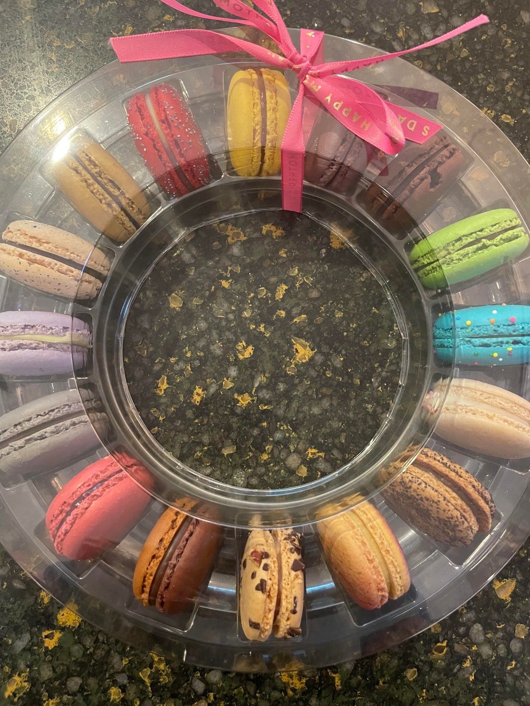 Best Macaron Circle Wreath Gift 18 Pieces. - Etsy