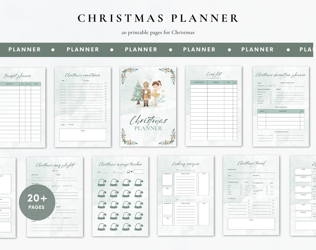Christmas Planner Printable Bundle | Plan & Journal Your Holiday 2023 ...