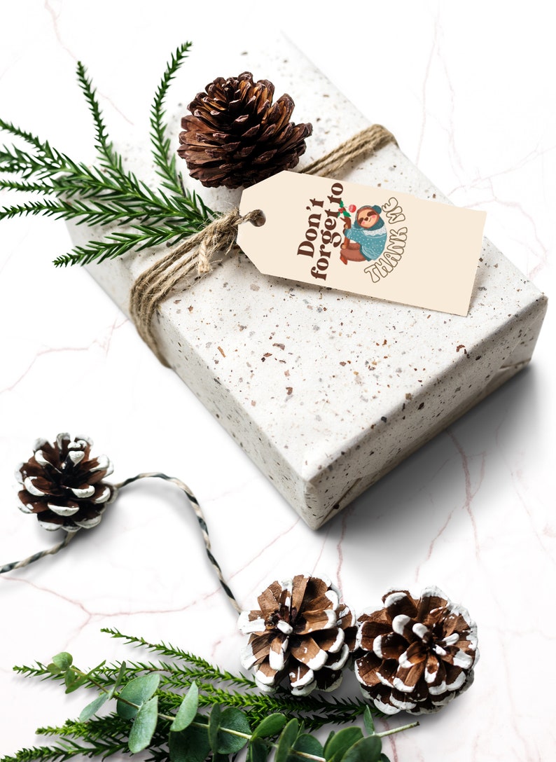 27 Printable Christmas Gift Tags Bundle | Funny Groovy Retro Holiday ...