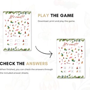 Christmas Elf Printable Game Bundle | Kids Xmas Party Games | Puzzles ...