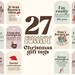 27 Printable Christmas Gift Tags Bundle | Funny Groovy Retro Holiday ...