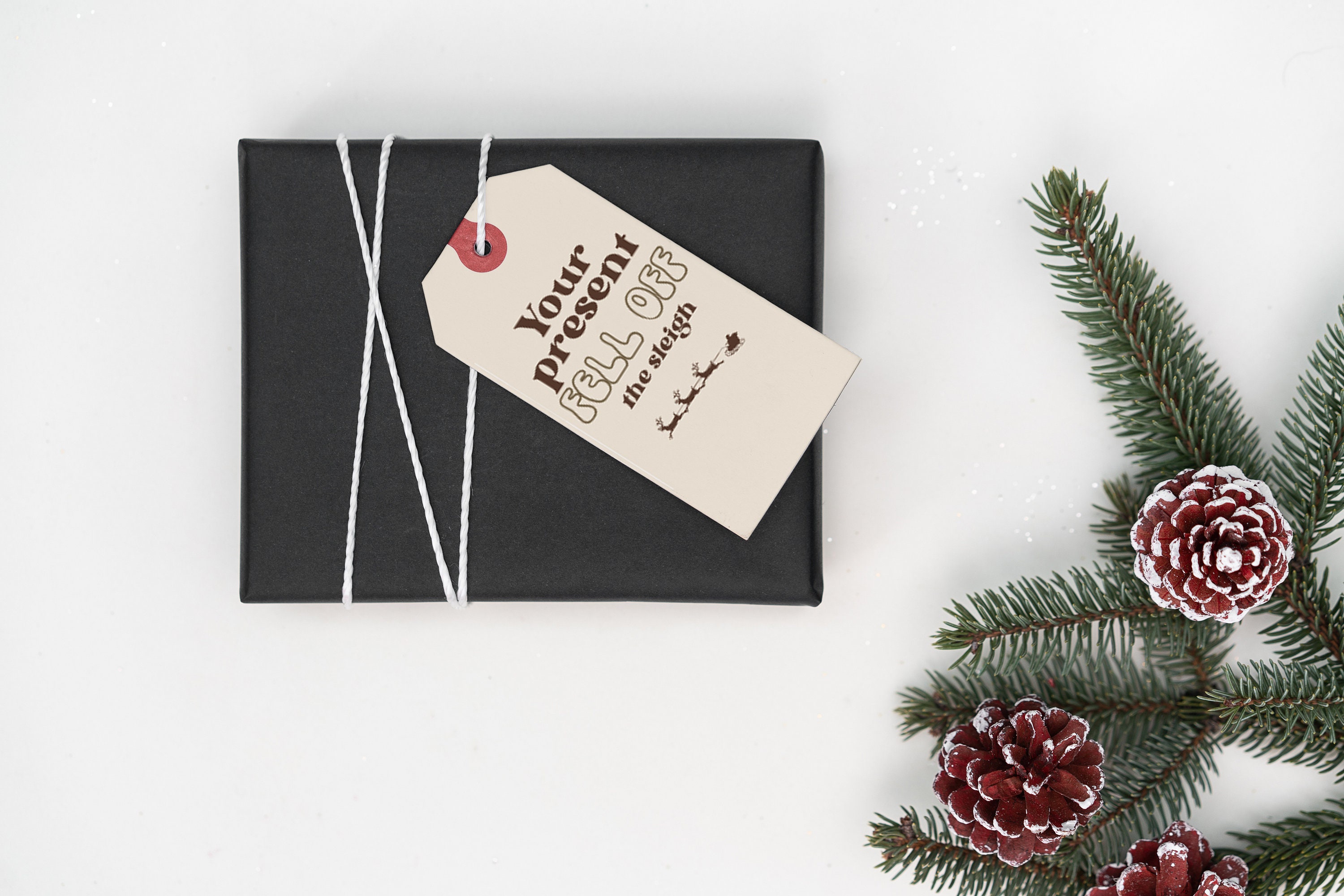 27 Printable Christmas Gift Tags Bundle | Funny Groovy Retro Holiday ...