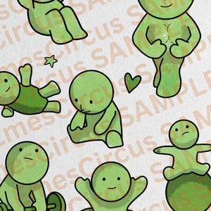 Smiski Exercise Coloring Sheet Printable - NON OFFICIAL - Etsy