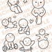 Smiski Exercise Coloring Sheet Printable - NON OFFICIAL - Etsy
