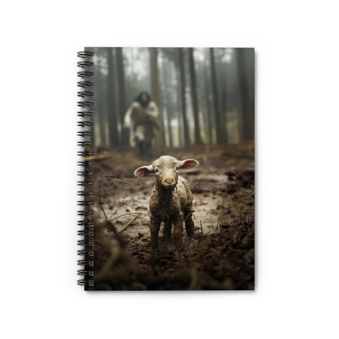 Lost Lamb Spiral Notebook - Journal - Bible Study Notebook - School ...
