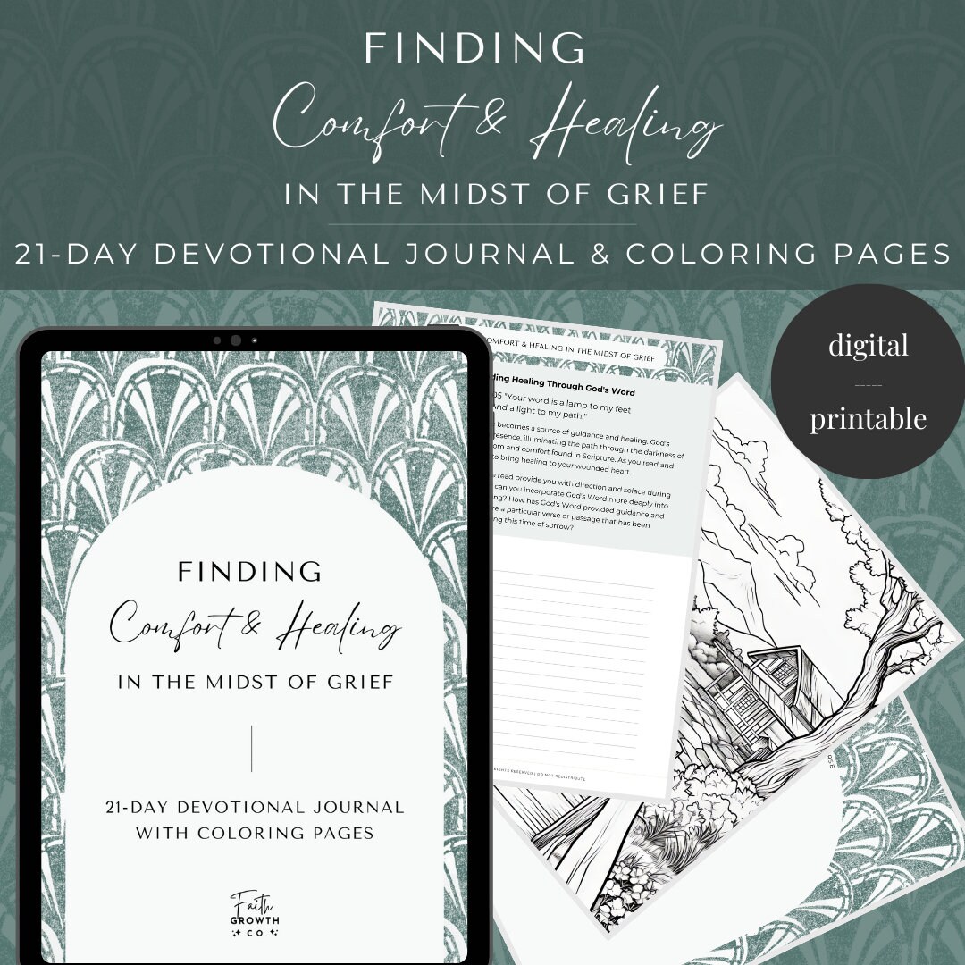 Finding Comfort & Healing in the Midst of Grief Devotional Journal W ...