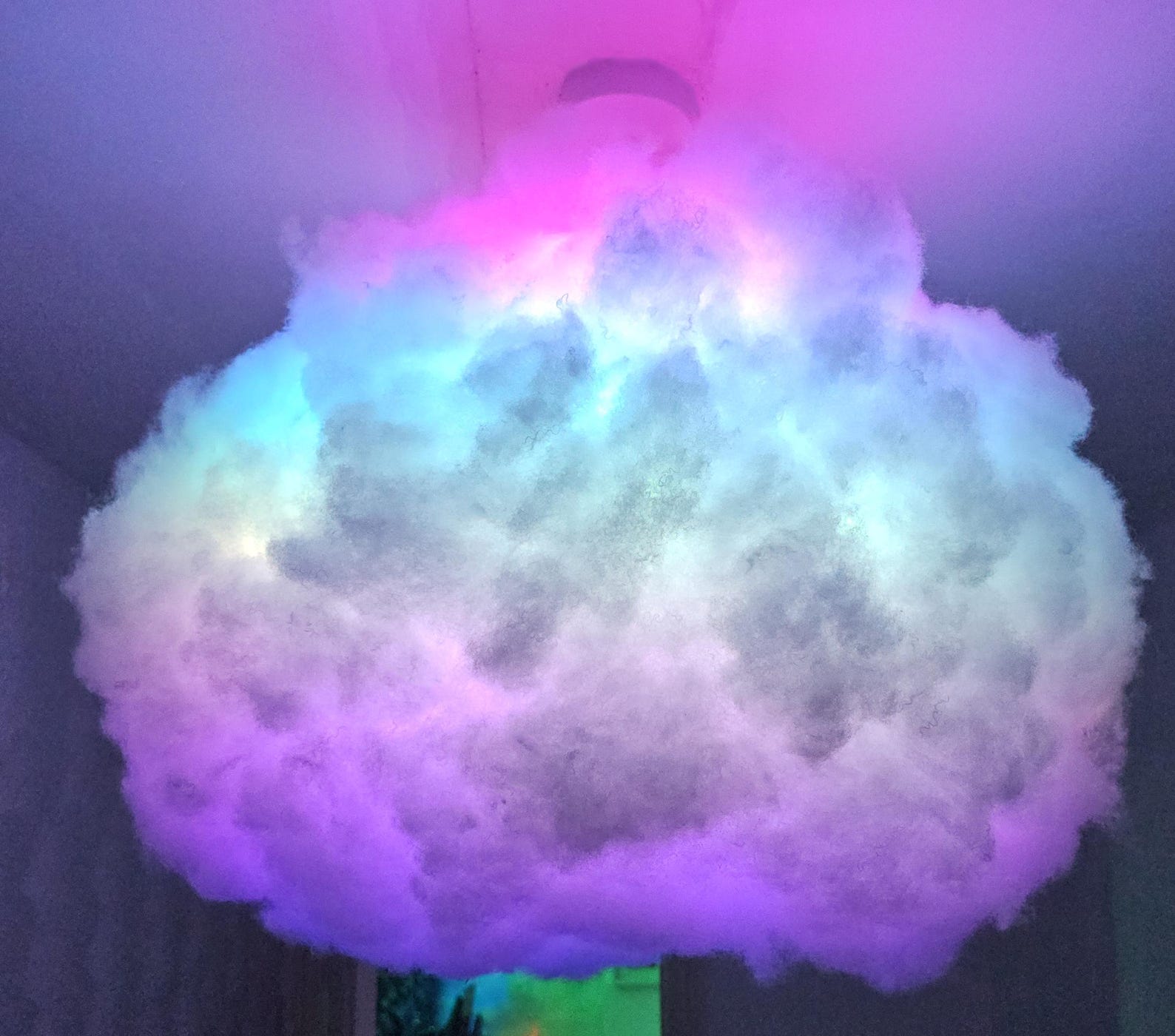 Thunder Smart LED 3D Ceiling Cloud Light With Sound Activation & App ...