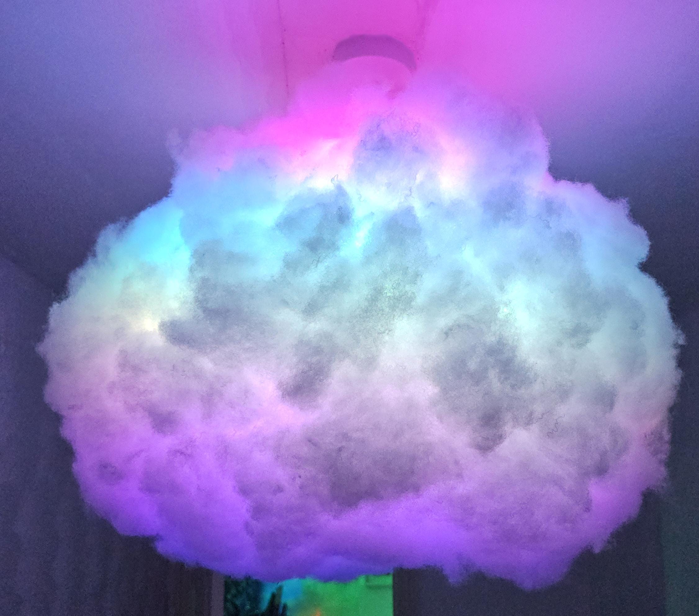 Thunder Smart LED 3D Ceiling Cloud Light With Sound Activation & App ...