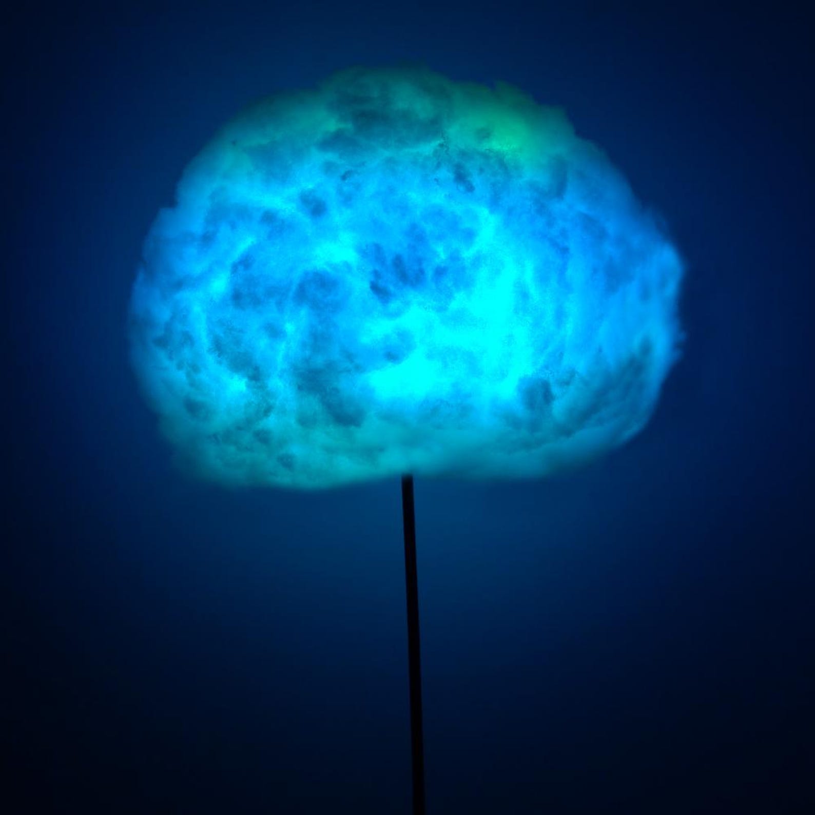 Thunder Cloud LED Floor Lamp: Sound Reactive Color Changing Ambient ...