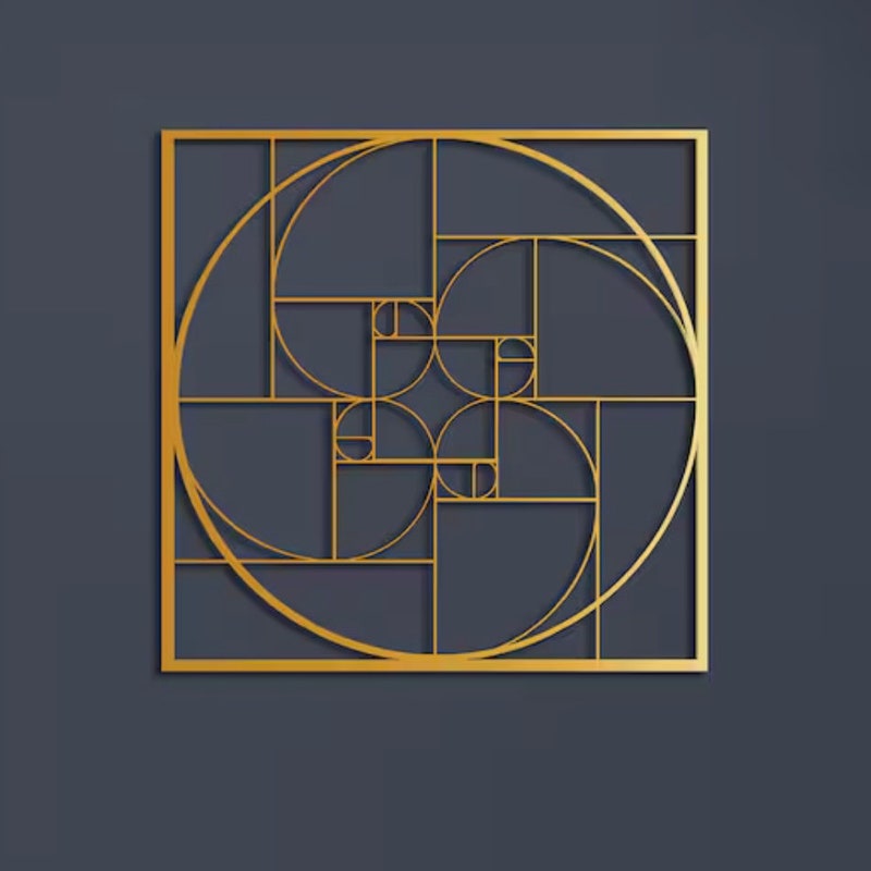 Geometric Metal Wall Art - Etsy