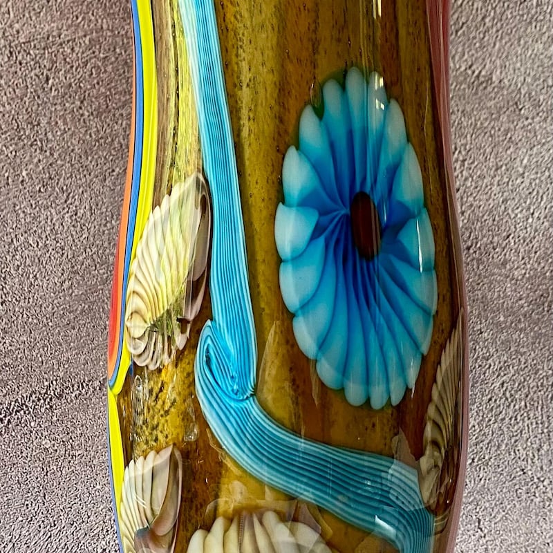 Murano Vintage Floor Vase - Etsy