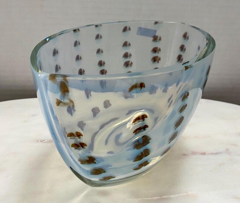 Vintage Waterford Crystal Evolution Art Glass Bowl - Etsy