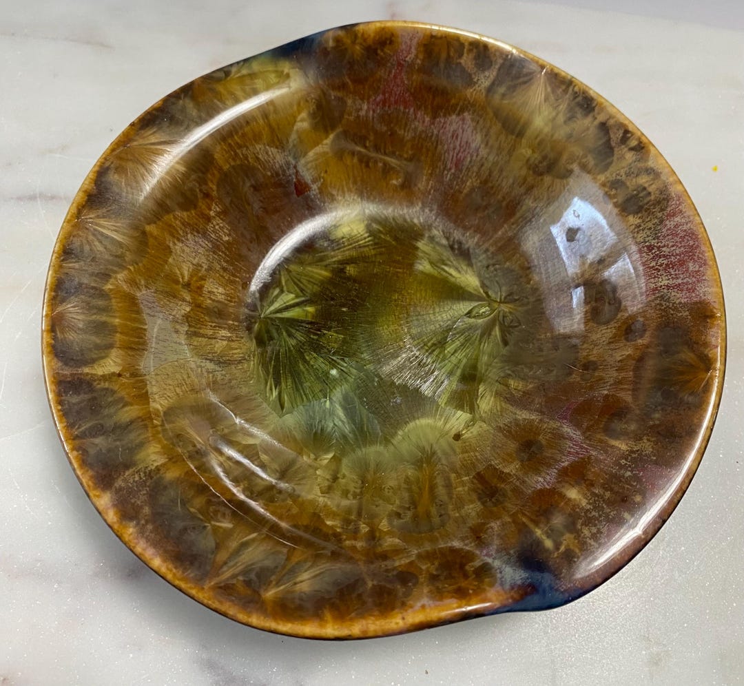Vintage Kent Follette Art Pottery Trinket Bowl - Etsy