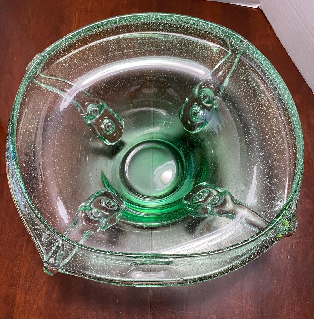Vintage Jablonski Poland Art Glass Bowl - Etsy