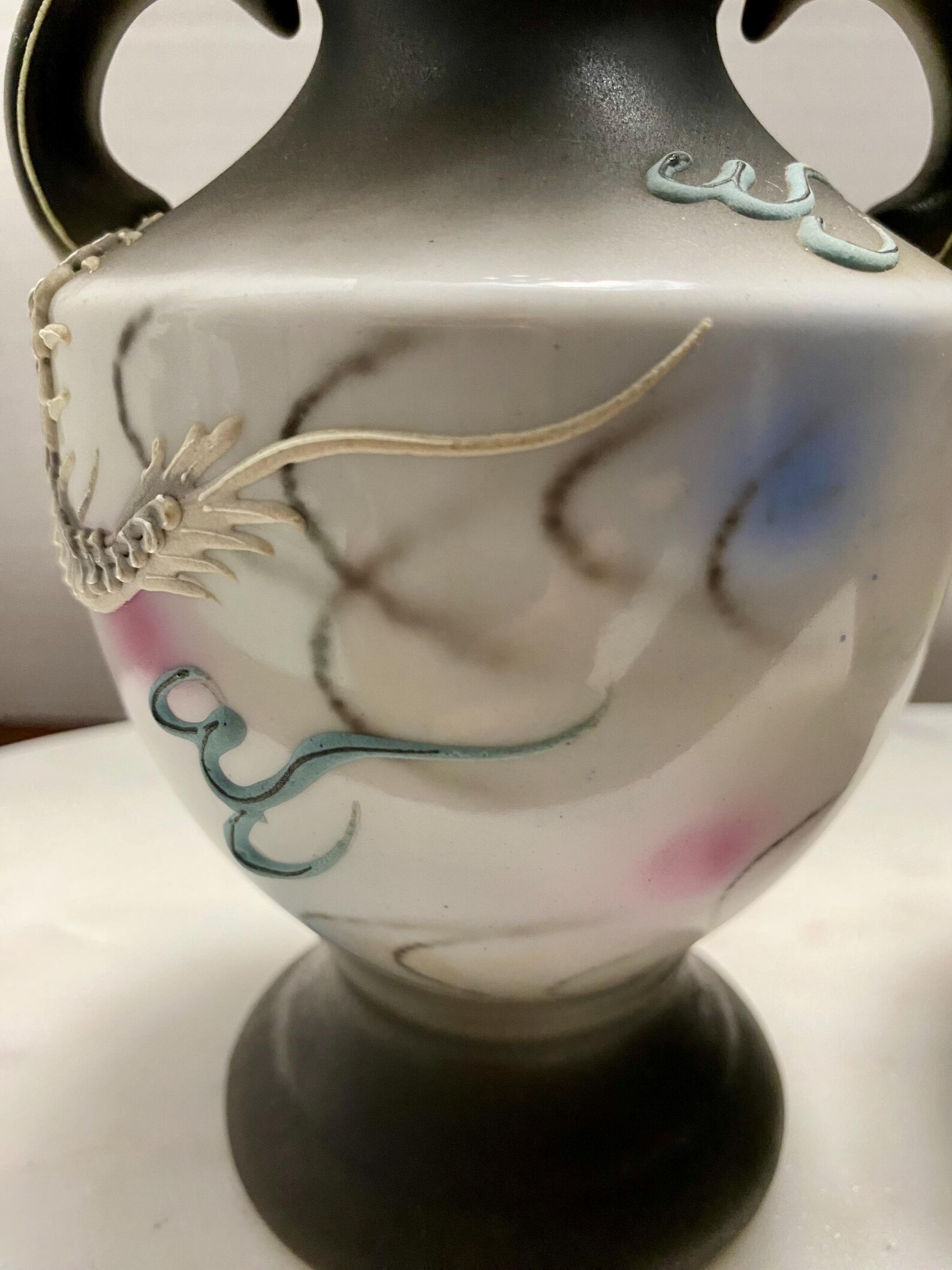 Vintage Japan Moriage Dragonware Vases - Etsy