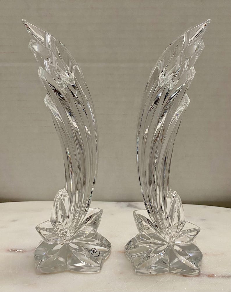 Vintage Lenox Falling Star Candlesticks - Etsy
