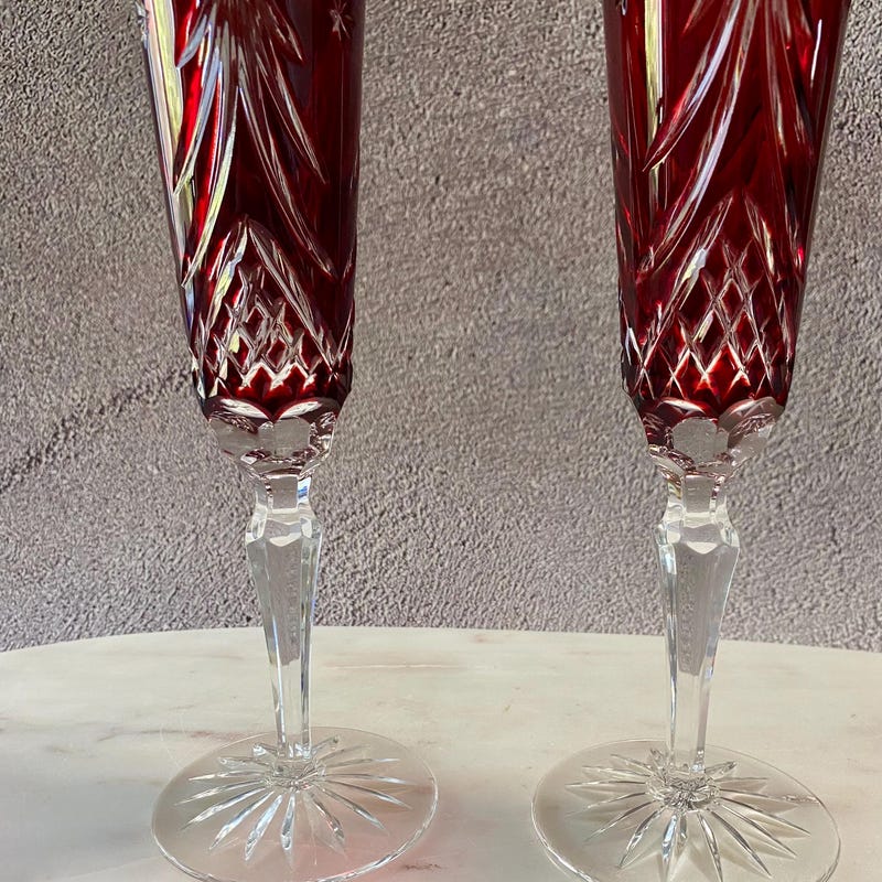 Red Flutes - Etsy