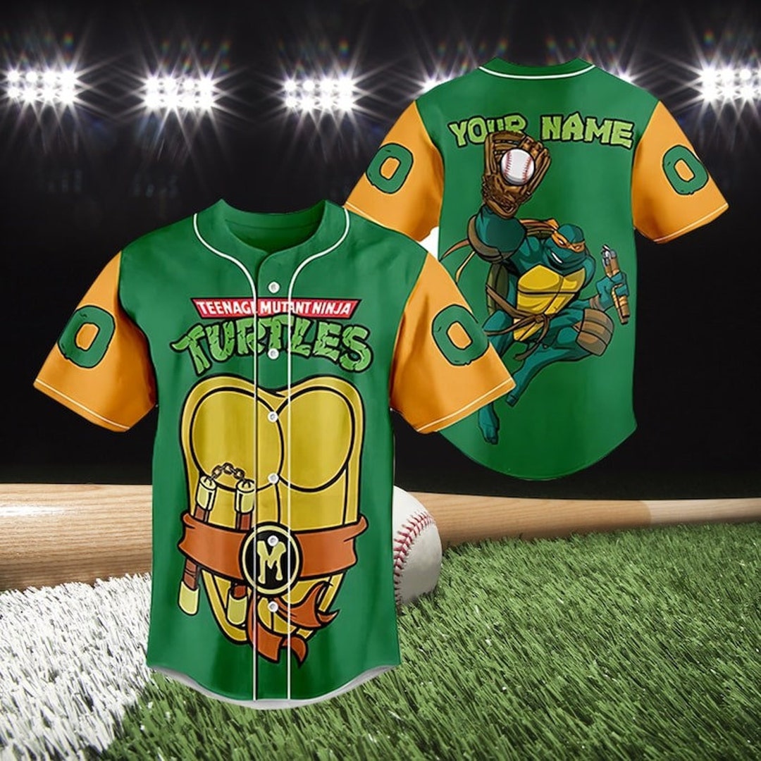 Custom Name Teenage Mutant Ninja Turtles Mutant Mayhem Movie Baseball ...