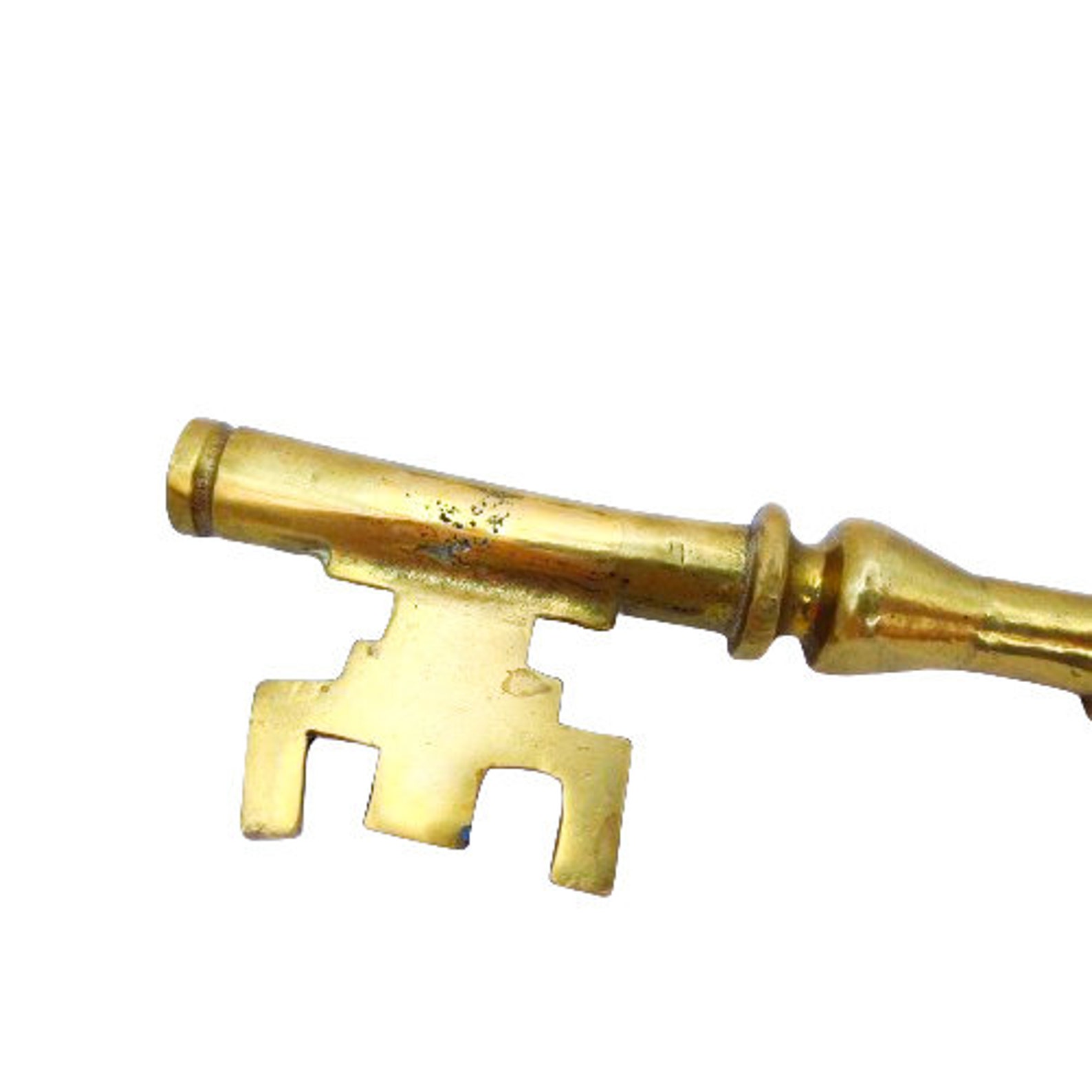 Heavy Brass Ornate Skeleton Key Rustic Collectible Key Vintage Home ...