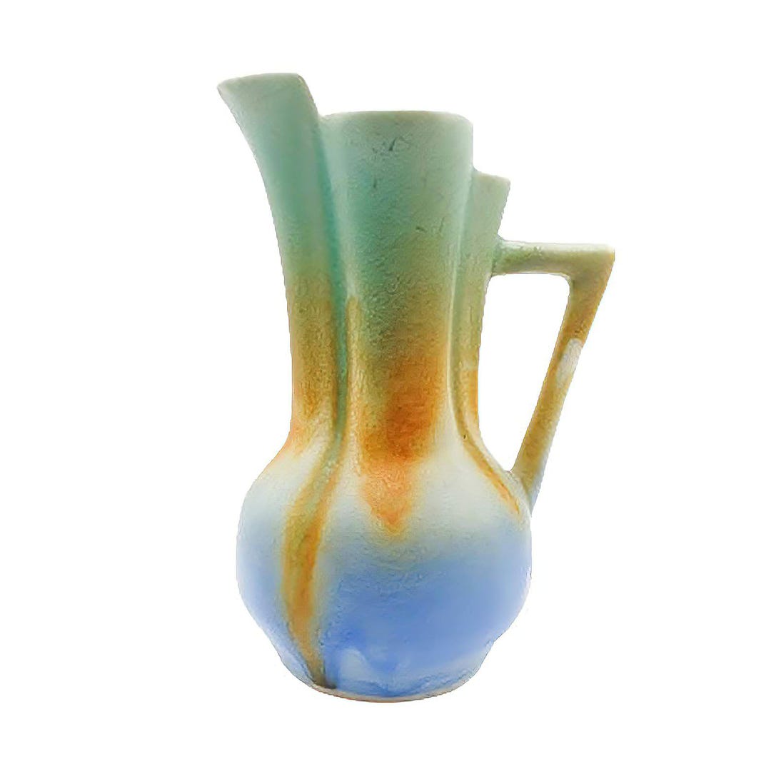 Vintage Art Deco Beswick Wares Vase Handcrafted Ceramic Pitcher Made in ...