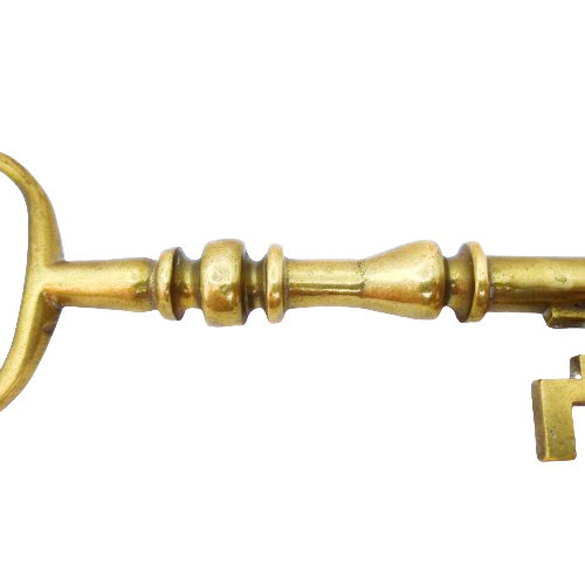 Heavy Brass Ornate Skeleton Key Rustic Collectible Key Vintage Home ...