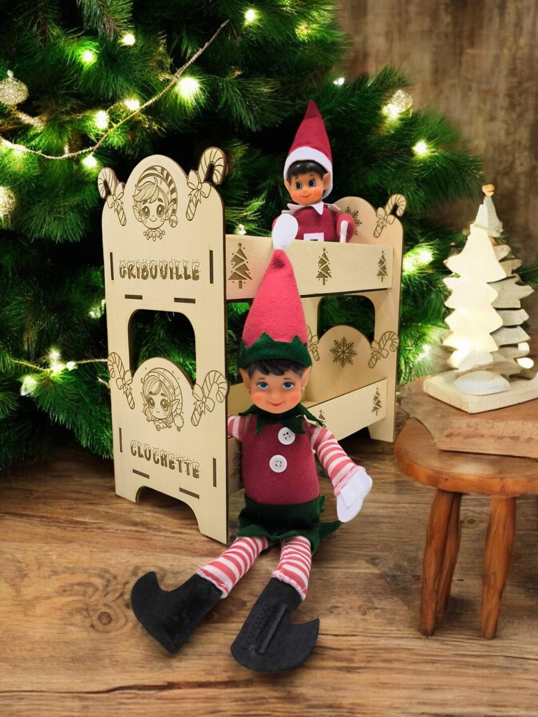 Bunk Beds or a Simple Mischievous Christmas Elf With a Personalized ...