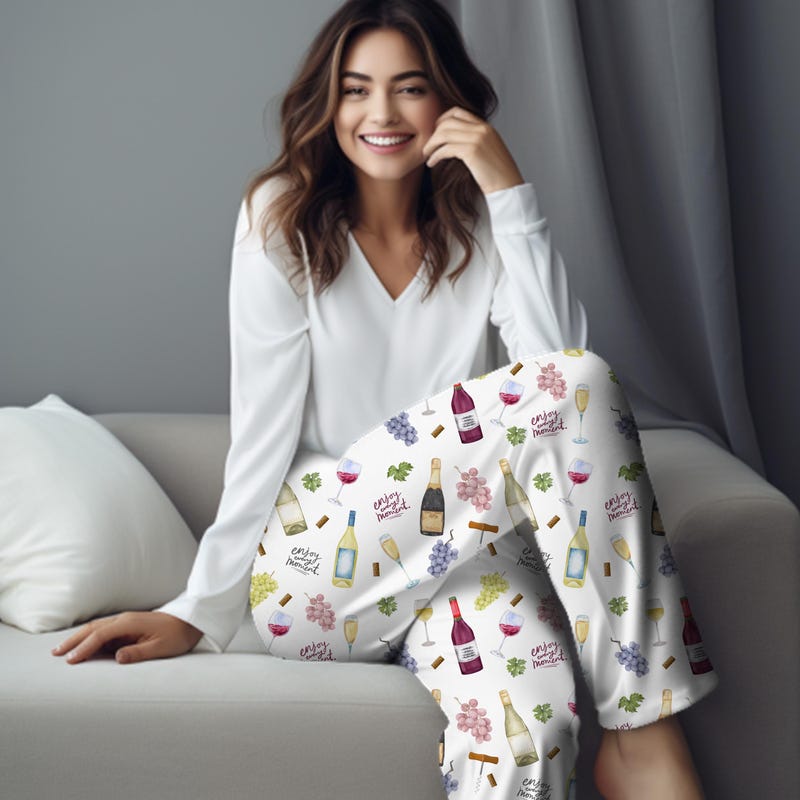 Wine Pajamas - Etsy