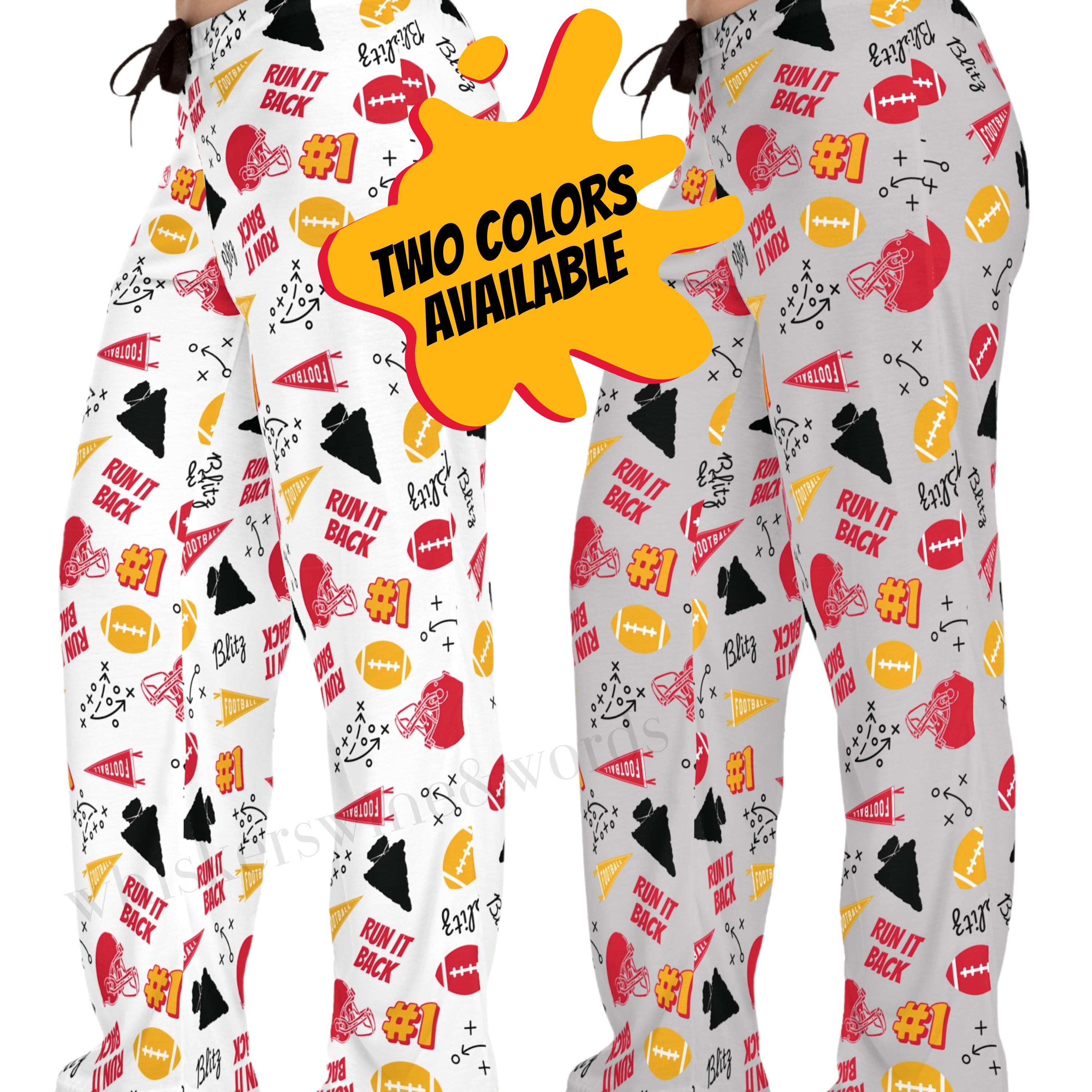 Kansas City Football Pride PJ Pants, Red and Gold Lounge Pants ...