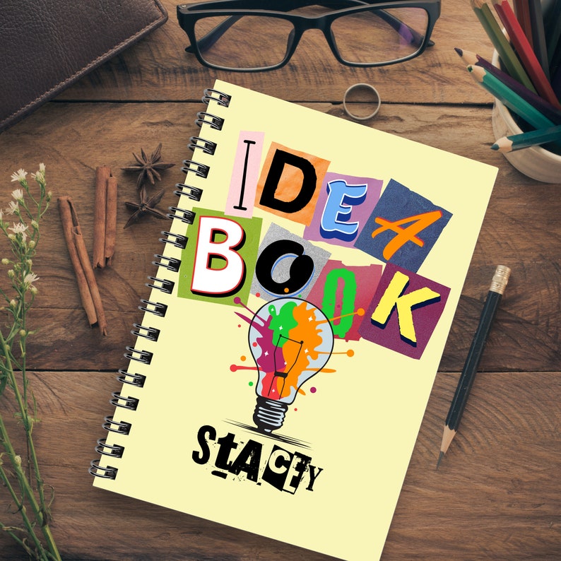 Personalized Notebook, [custom Name], Custom Spiral Notebook, Author ...