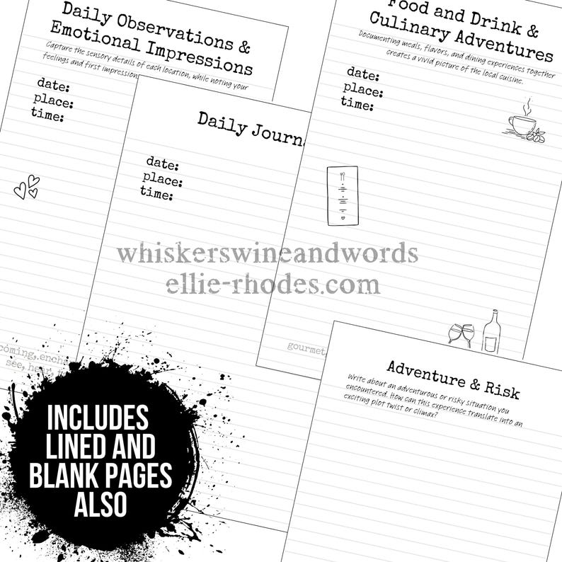 A Writer's Travel Journal, Travel Gift, Adventure Gift ...