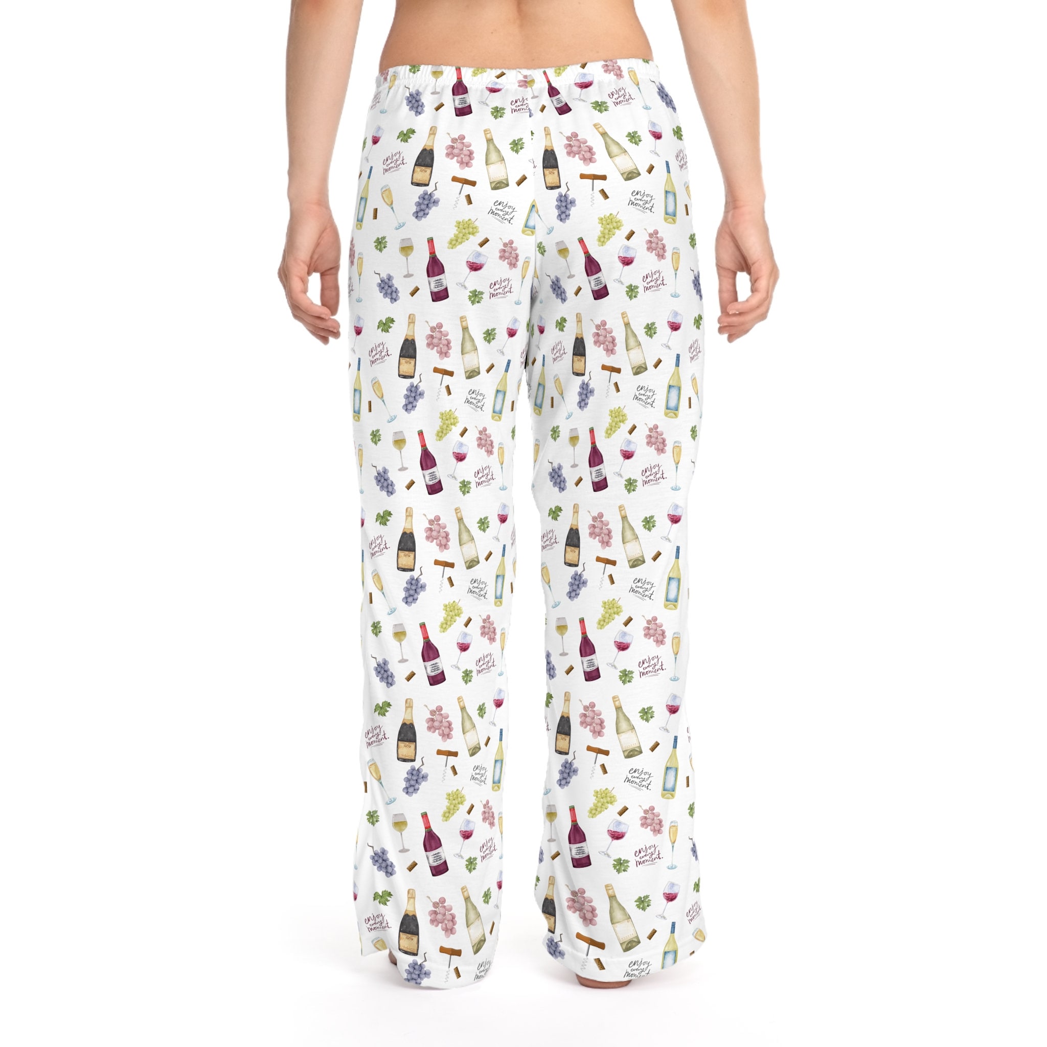 Wine Bottle Pajama Pant, Rose Wine Lover, Girls Weekend Gift for Her ...
